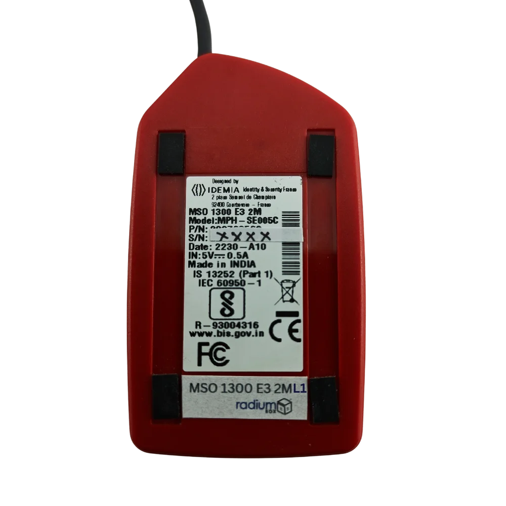 Buy Morpho MSO 1300 E3 L0 / L1 Single Biometric Fingerprint Scanner ...